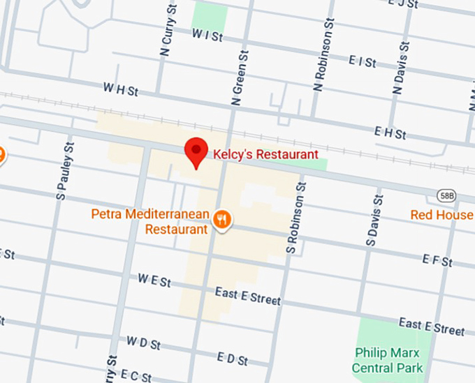 16. kelcy&rsquo;s restaurant map