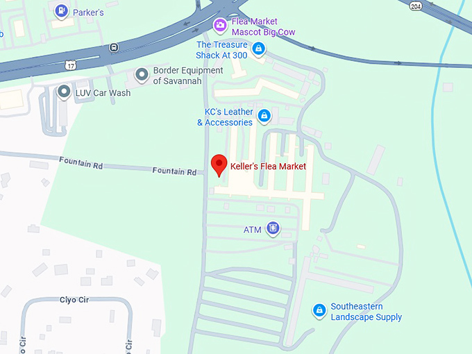 16. keller's flea market map