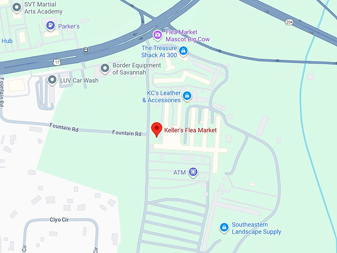 16. keller’s flea market map