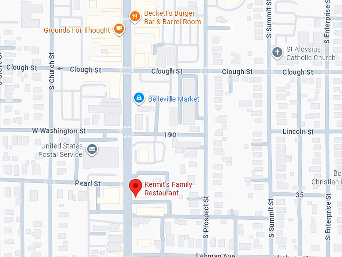 16. kermit&rsquo;s family restaurant map