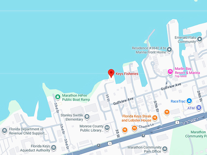 16. keys fisheries map