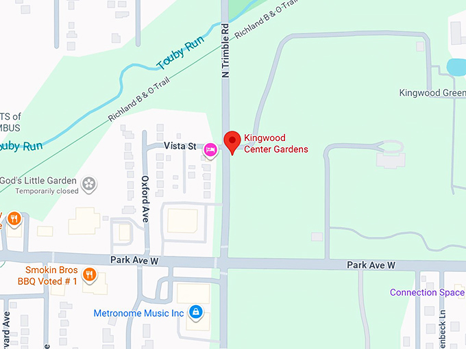 16. kingwood center gardens map