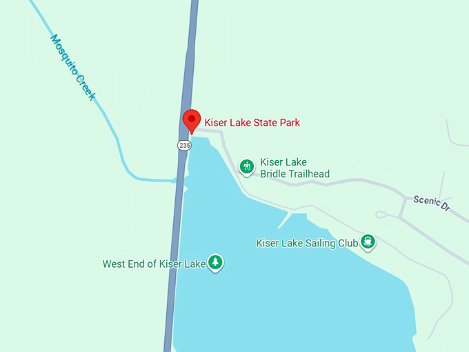 16. kiser lake state park map