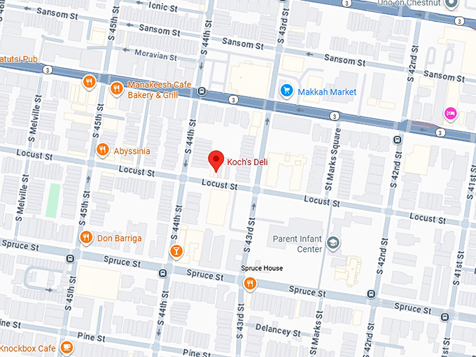 16. koch&rsquo;s deli map