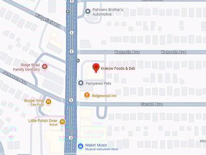 16. krakow foods & deli map