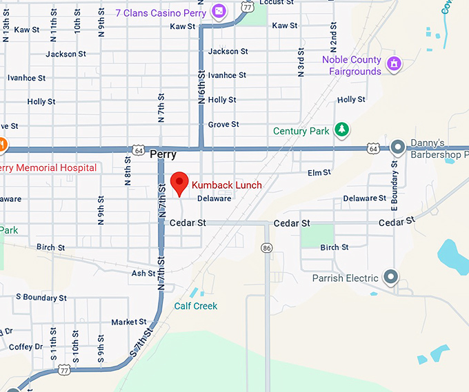 16. kumback lunch map