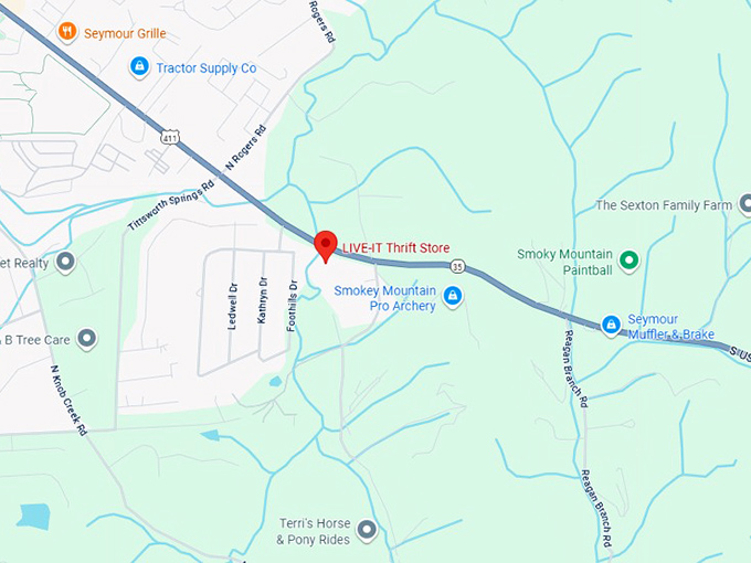 16. live it thrift store map