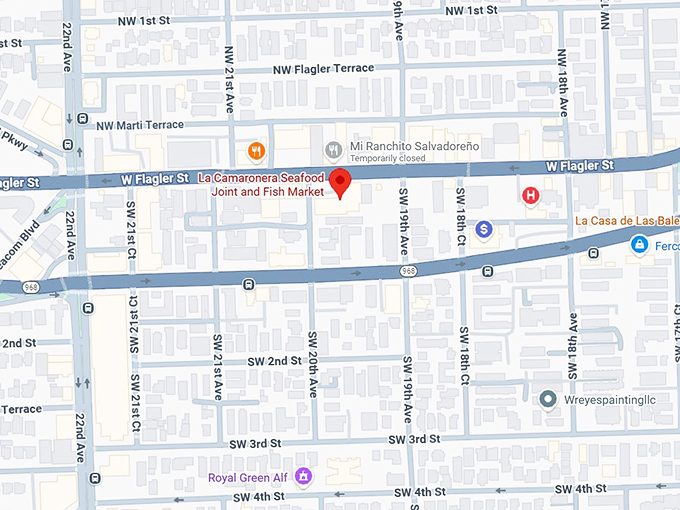 16. la camaronera seafood joint and fish market map