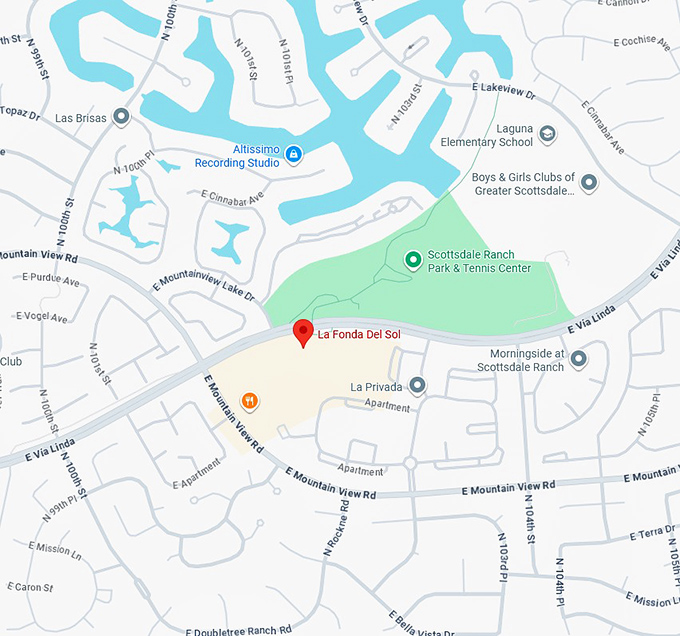 16. la fonda del sol map