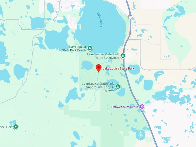 16. lake louisa state park map