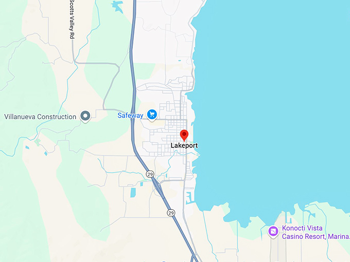 16. lakeport ca map