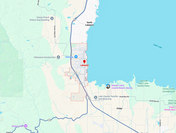 16. lakeport map
