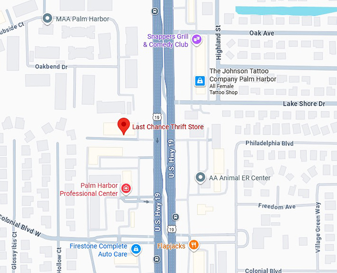 16. last chance thrift store map