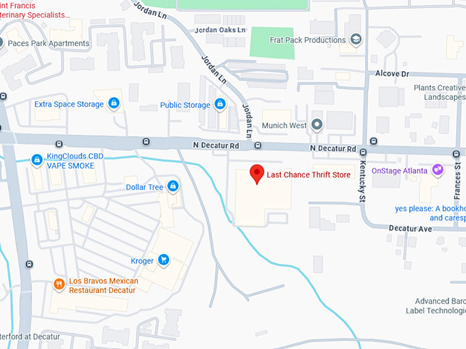 16. last chance thrift store map