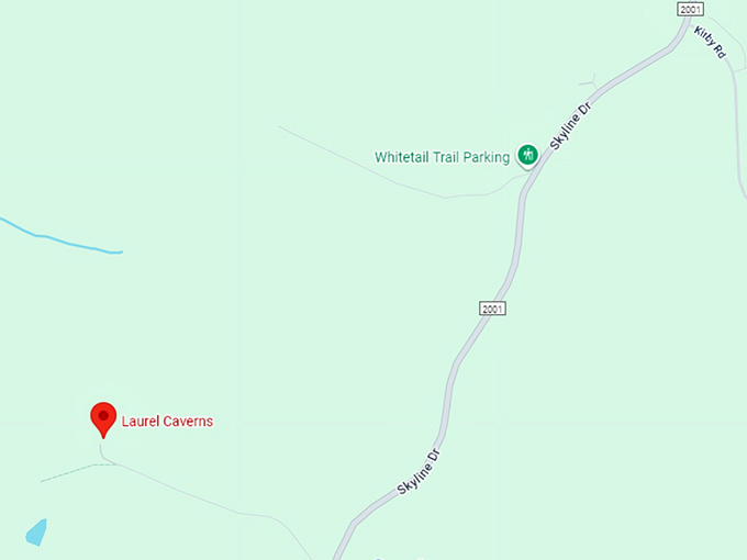 16. laurel caverns map