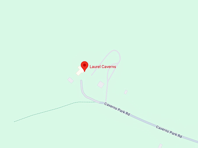 16. laurel caverns map