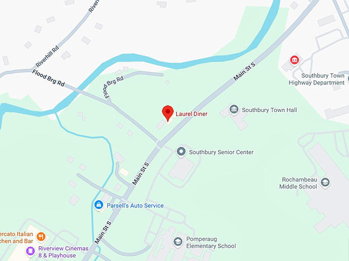 16. laurel diner map