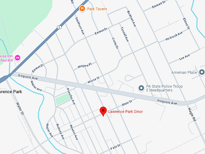 16. lawrence park dinor map