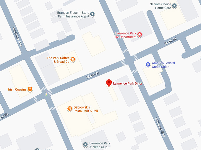 16. lawrence park dinor map