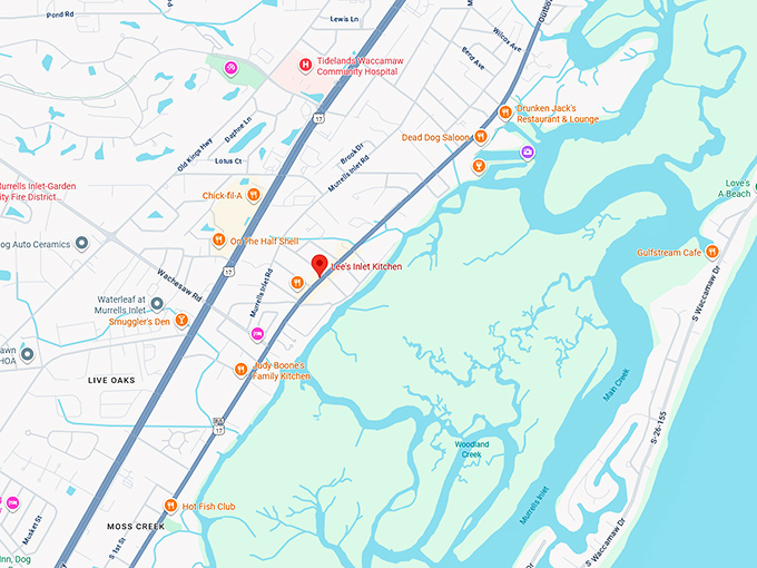 16. lee's inlet kitchen map
