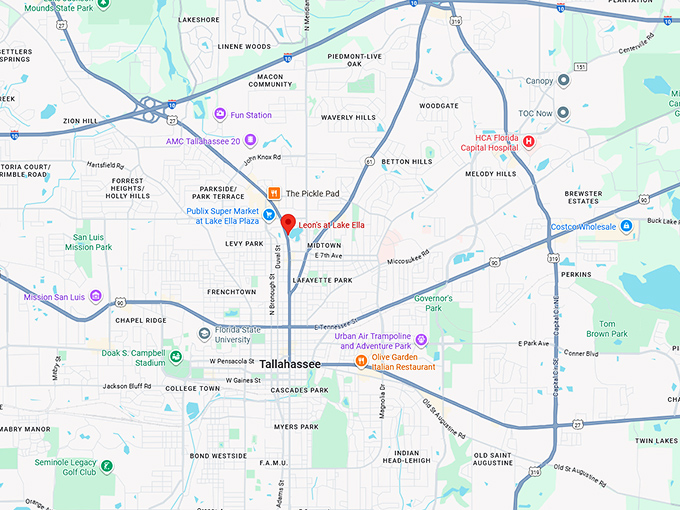 16. leon's at lake ella map