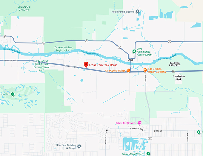 16. leo's french toast house map
