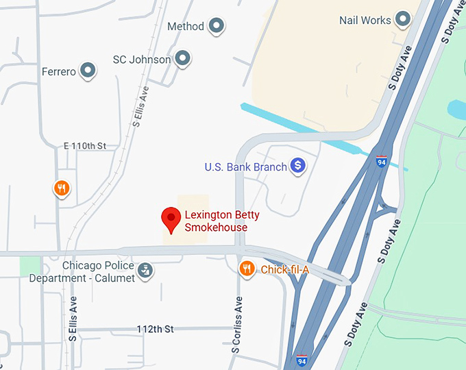 16. lexington betty smokehouse map