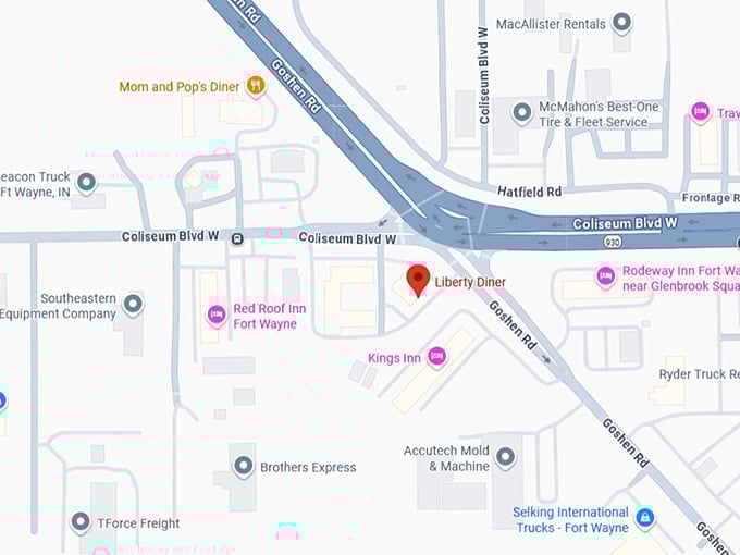 16. liberty diner map