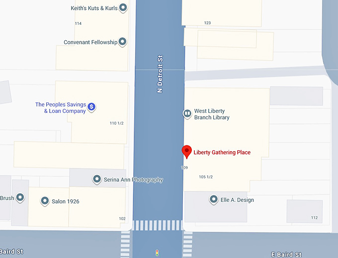 16. liberty gathering place map