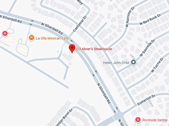 16. li'l abner's steakhouse map