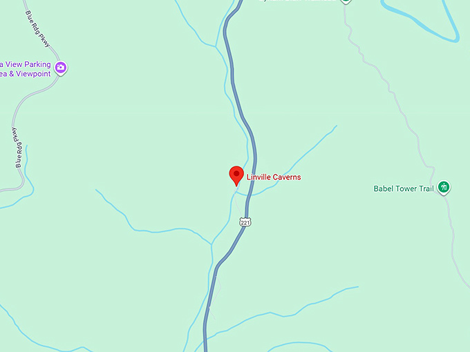 16. linville caverns, inc map