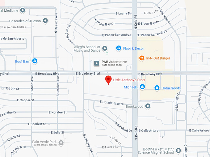 16. little anthony's diner map