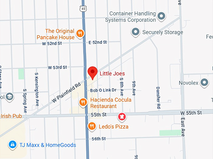 16. little joes map