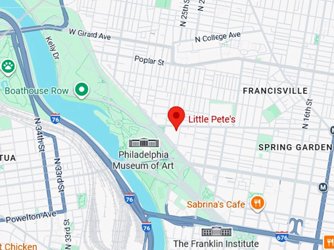 16. little pete&rsquo;s map
