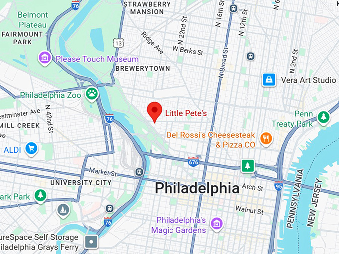 16. little pete&rsquo;s map