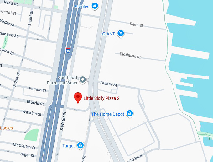 16. little sicily pizza 2 map
