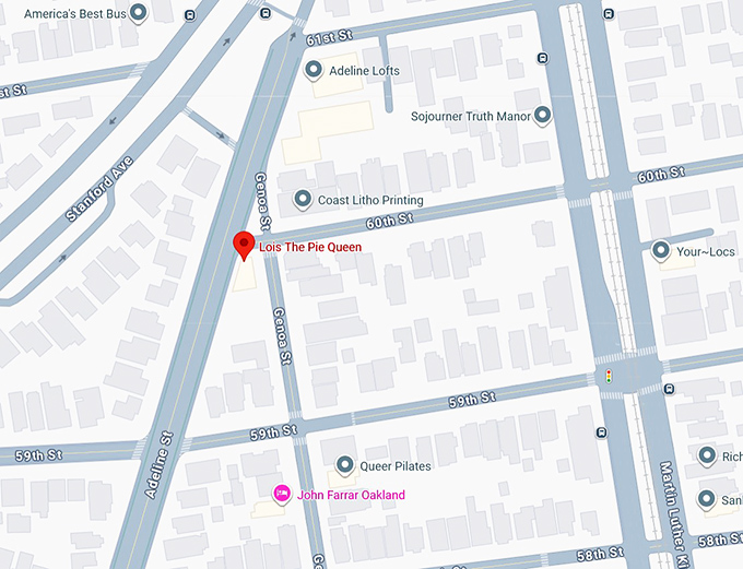 16. lois the pie queen map