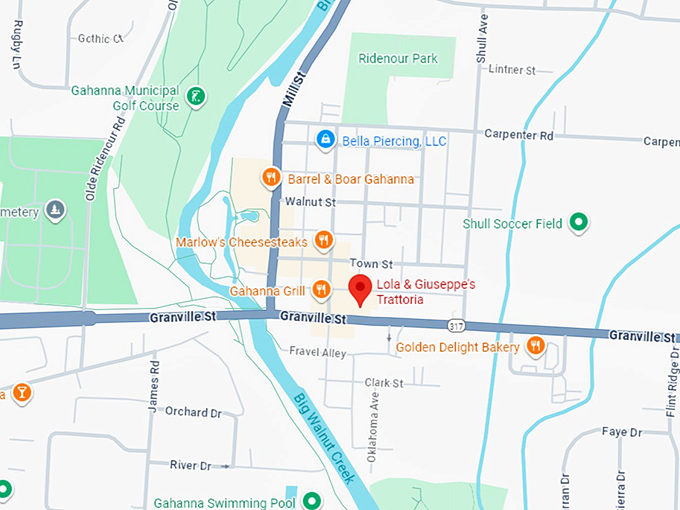 16. lola & giuseppe&rsquo;s trattoria map