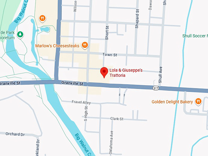 16. lola & giuseppe&rsquo;s trattoria map