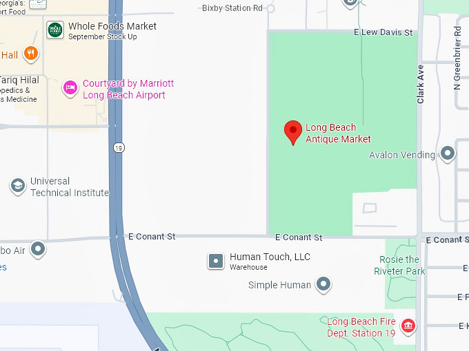 16. long beach antique market map