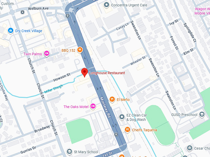 16. longhouse restaurant map