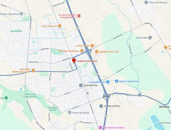 16. longhouse restaurant map