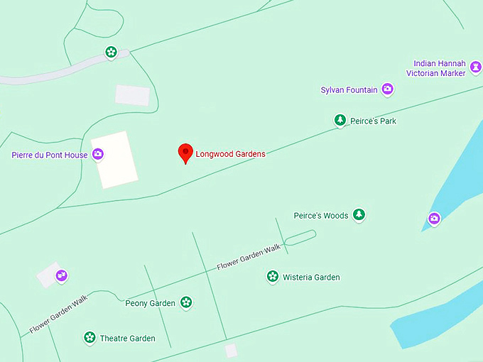 16. longwood gardens map
