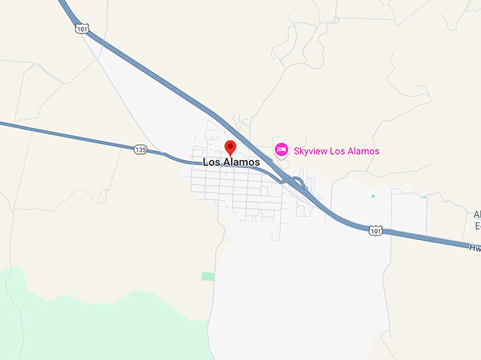16. los alamos ca map