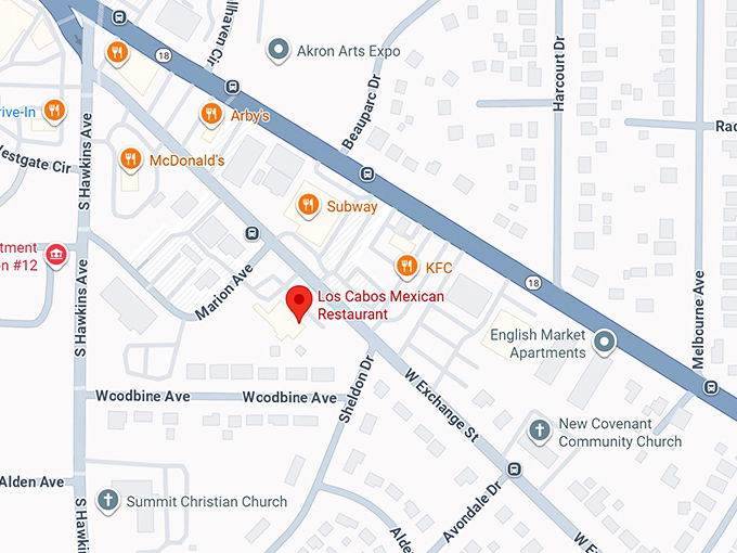 16. los cabos mexican restaurant map