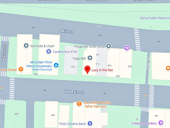 16. lucy in the rye map