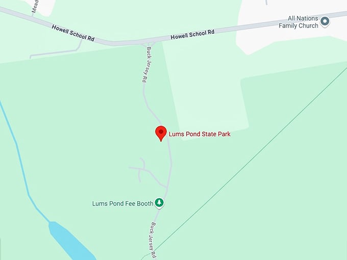 16. lums pond state park map