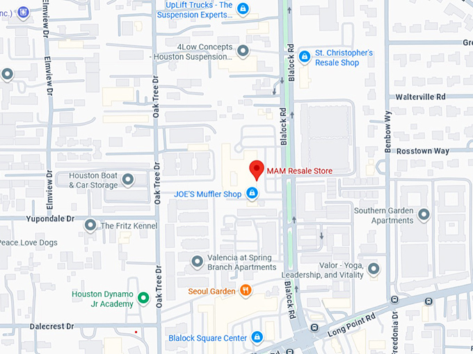 16. mam resale store 1625 blalock rd map