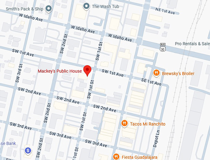 16. mackey's public house map