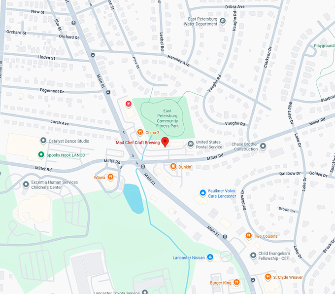 16. mad chef craft brewing map